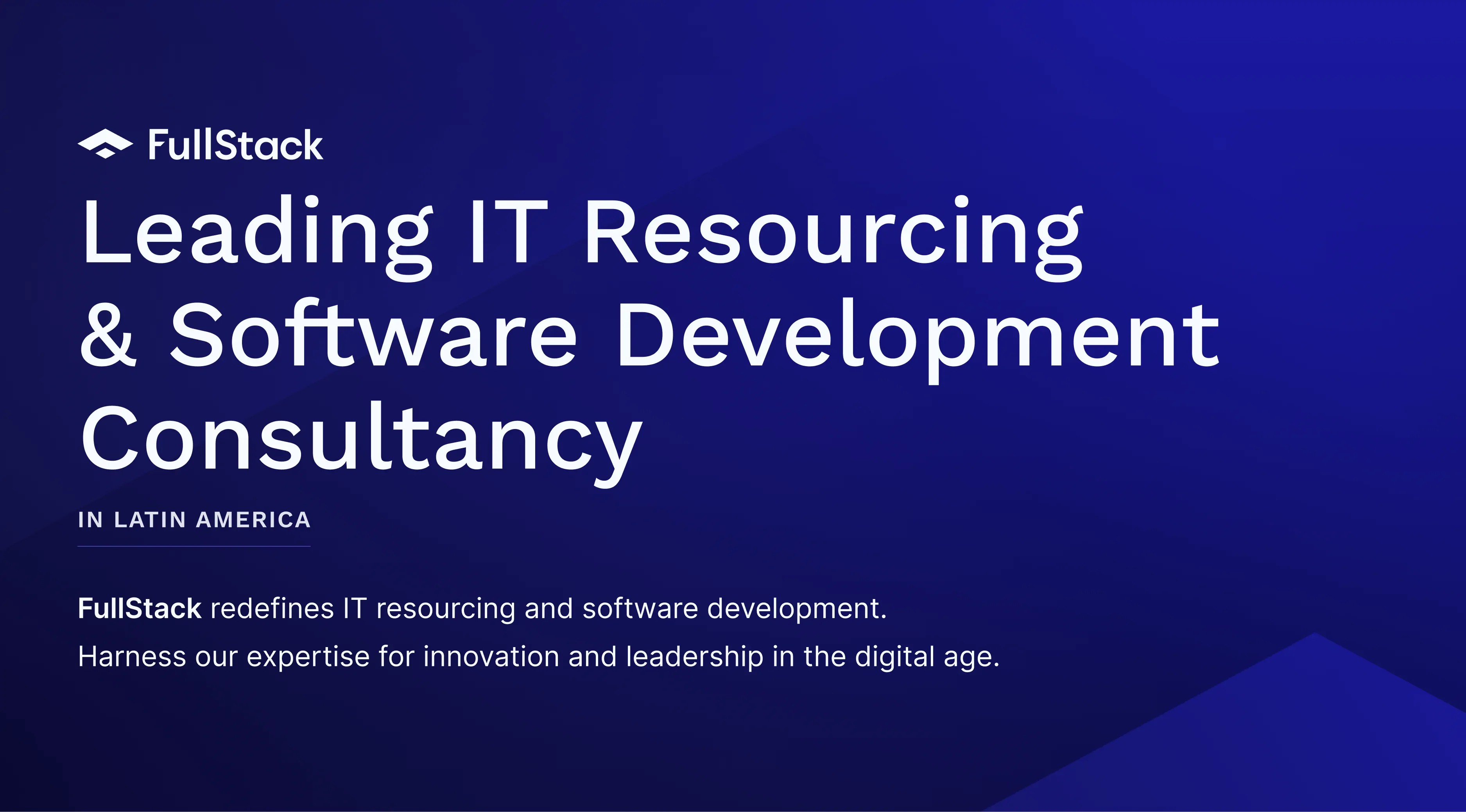 Custom Software Development & IT Staffing | FullStack