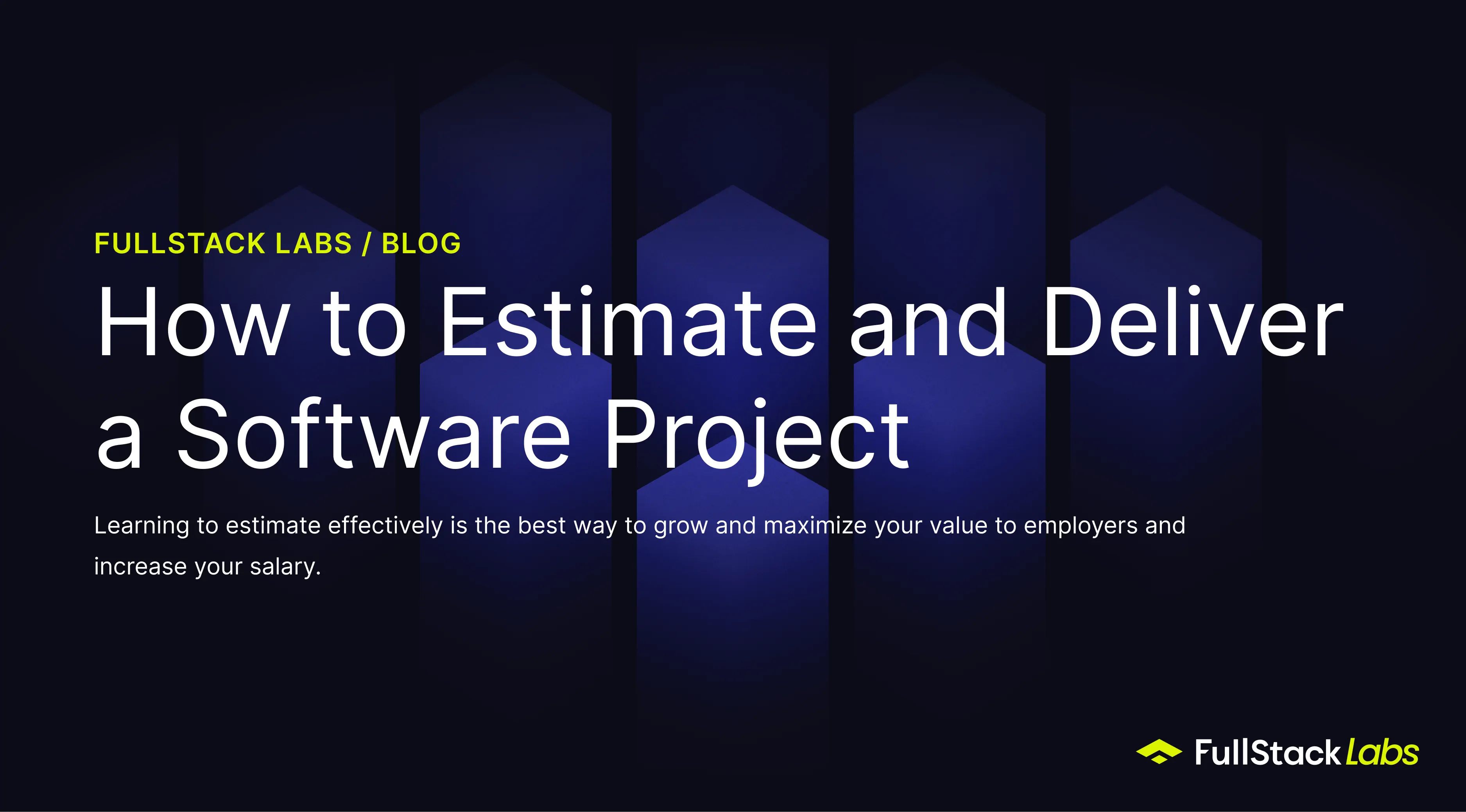 How to Estimate and Deliver a Software Project