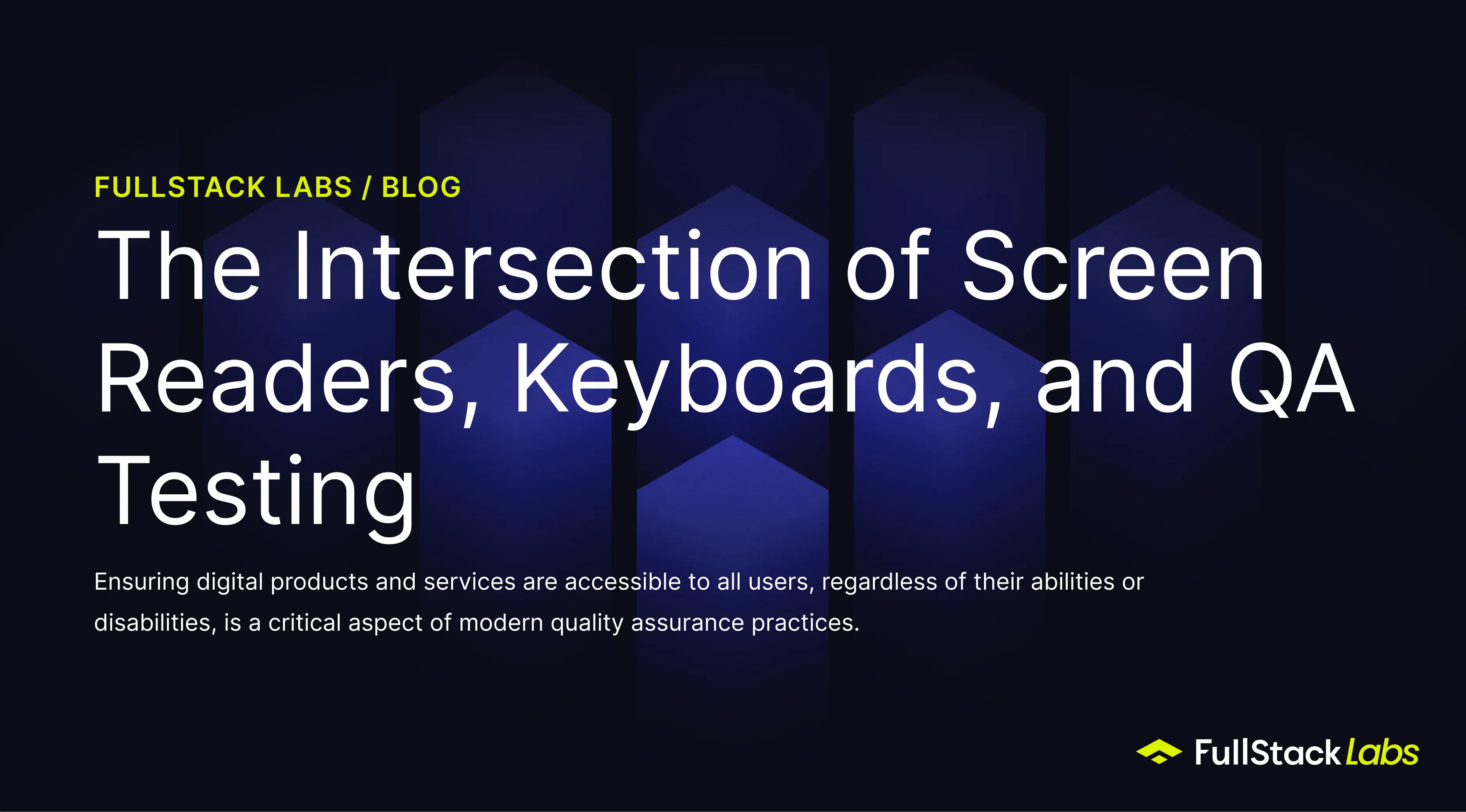 Accessibility in Focus: The Intersection of Screen Readers, Keyboards ...