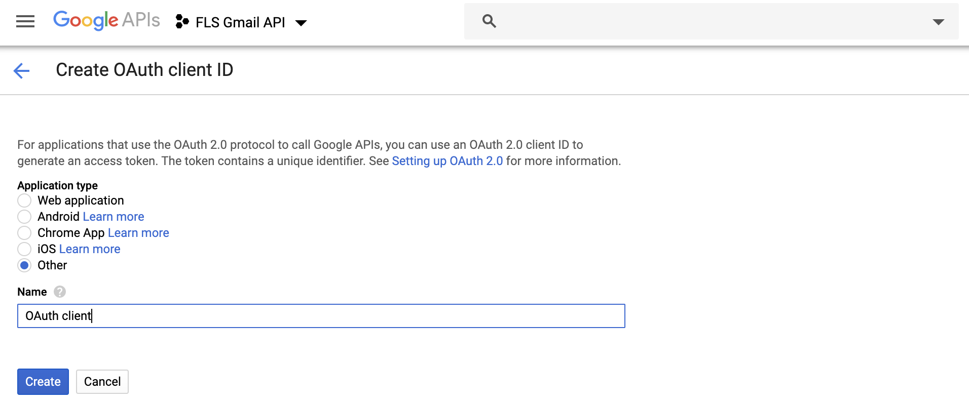 Accessing Mailbox Using the Gmail API and Node.js