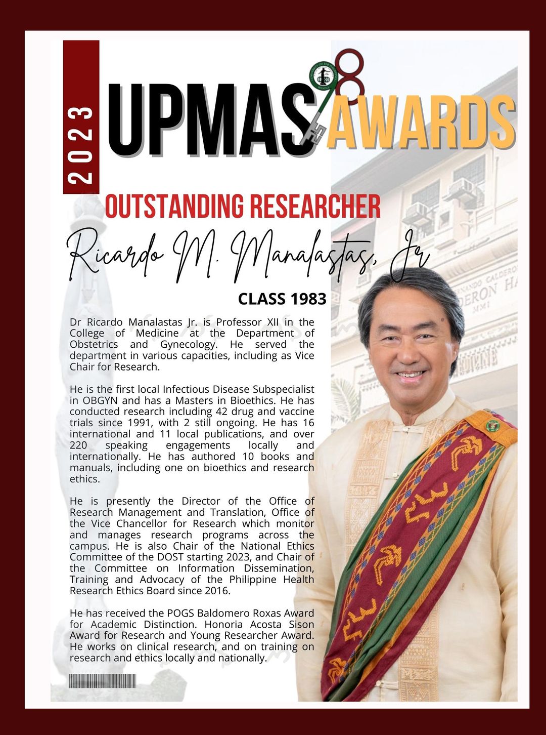 Outstanding Researcher Award