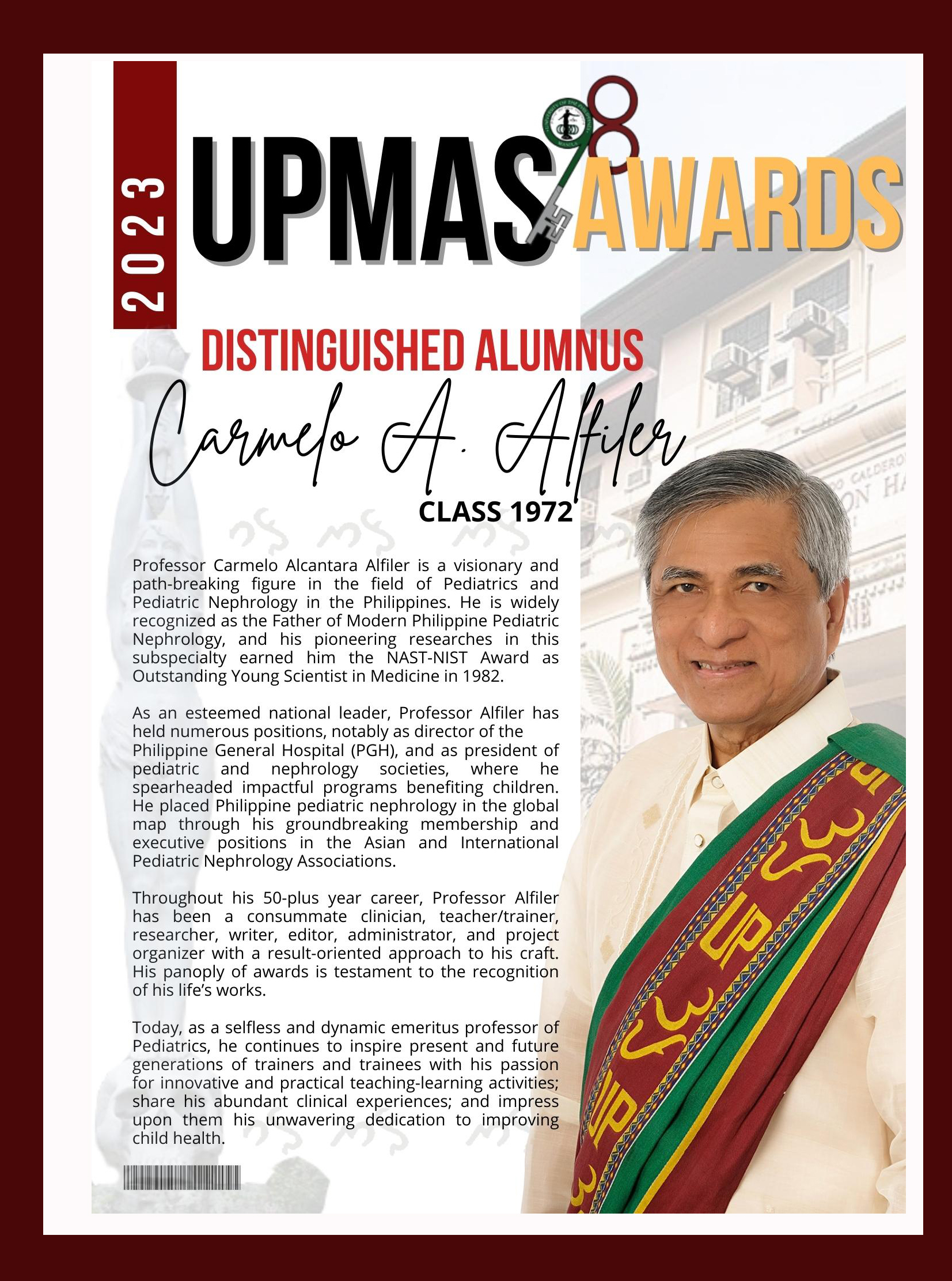Distinguished Alumnus Award