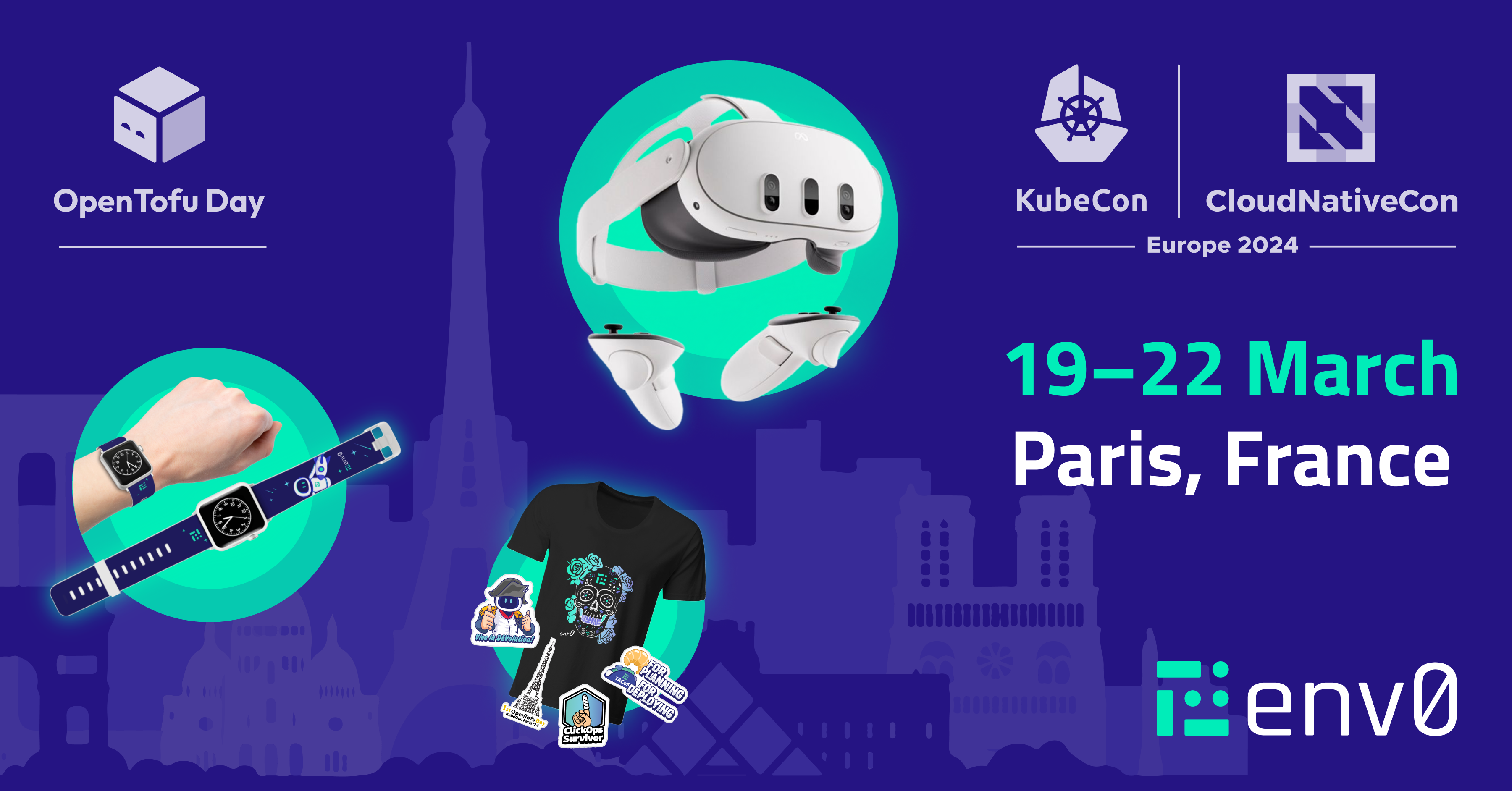 Meet Us in Paris for KubeCon Europe 2024 (and OpenTofu Day)! | env0