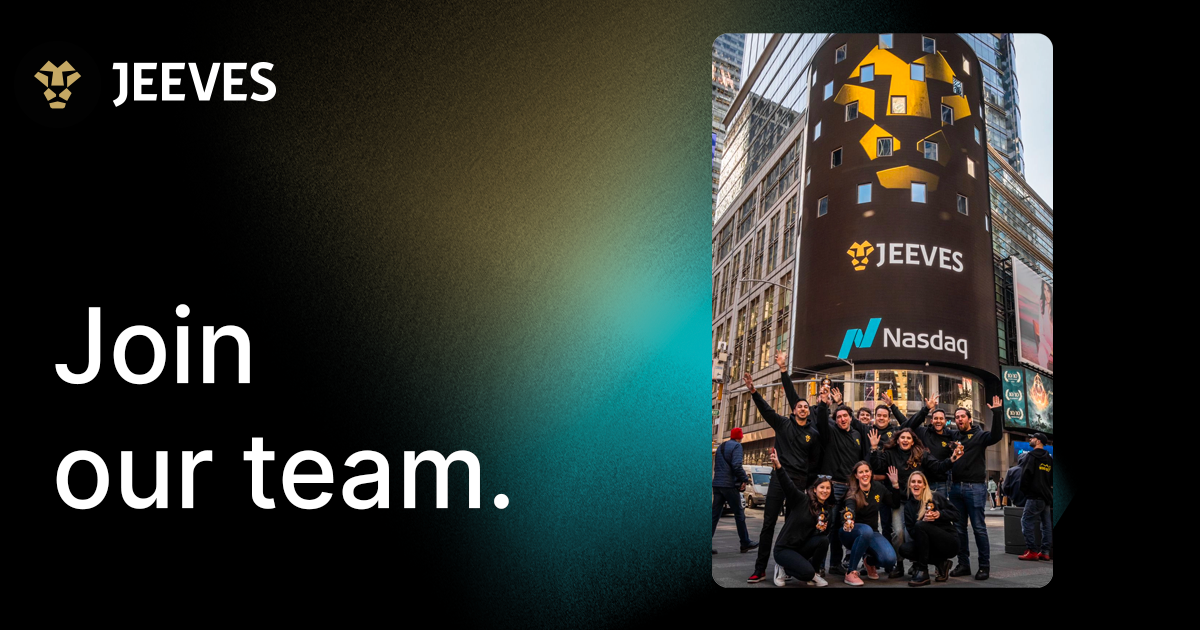 Careers | Join the Jeeves Team