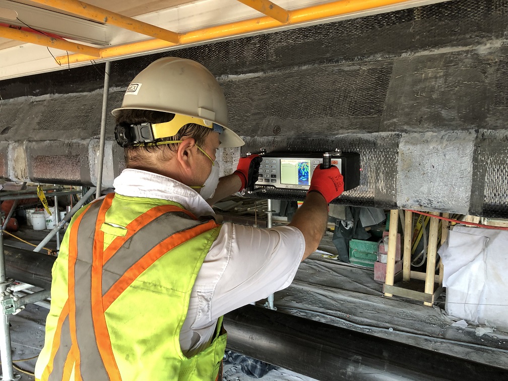 Tomographie par ultrasons | Services | Détection RadEX Inc.