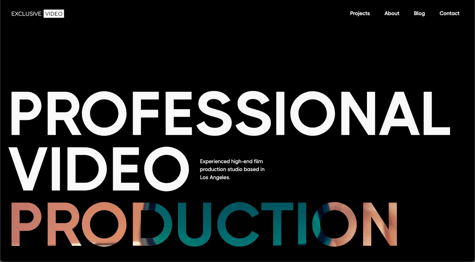 Video production Webflow website example - ChoiceDigital™