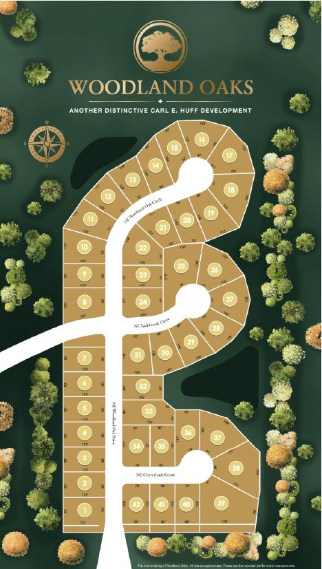 Woodland Oaks | Plat Map