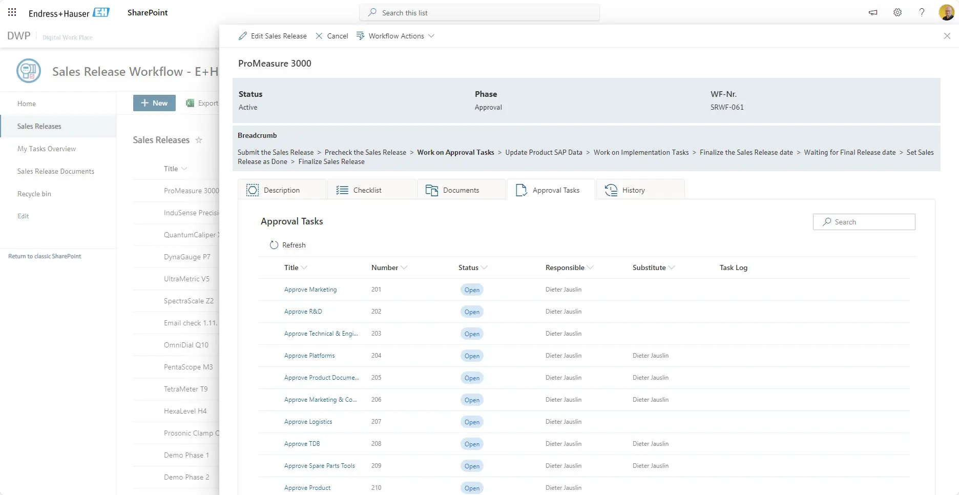 Case Study: Product Development Tracker for Endress+Hauser