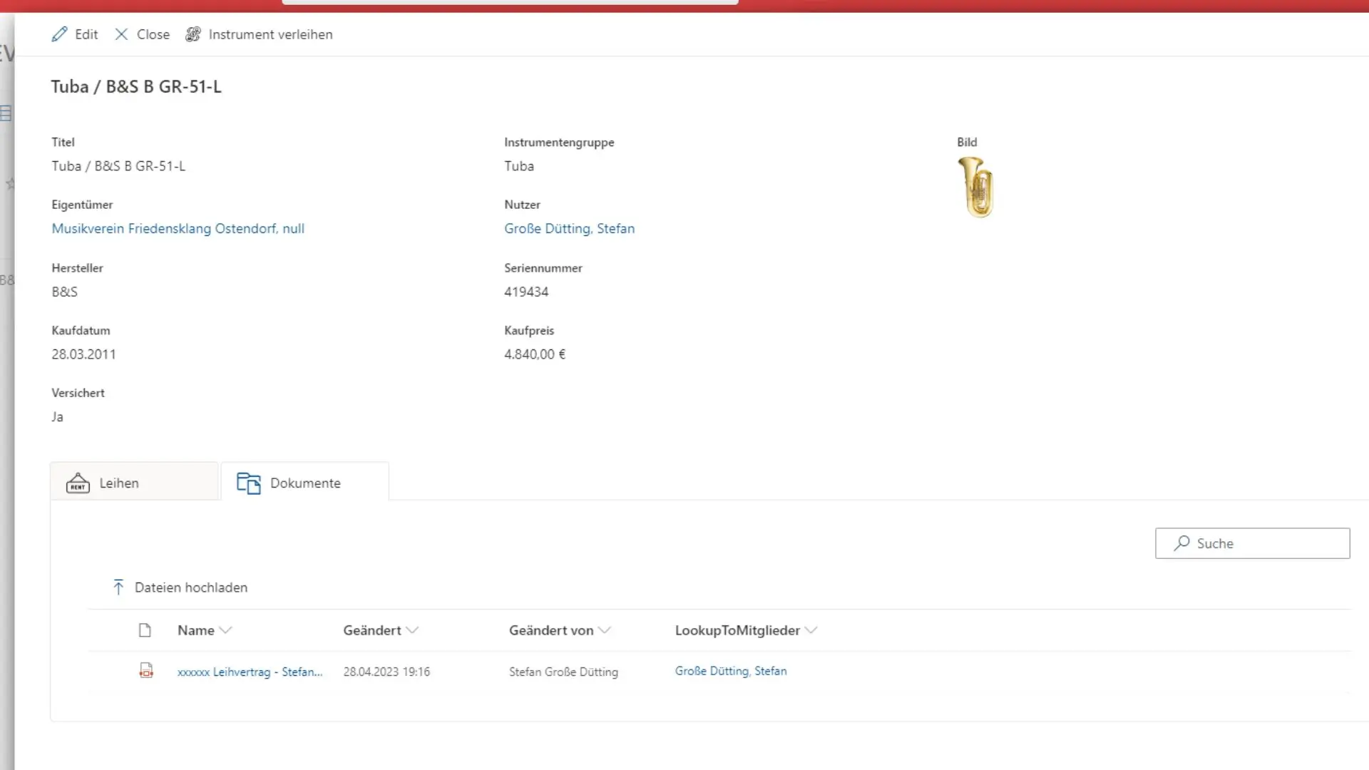 Case Study: Association Management Software for Musikverein Friedensklang Ostendorf
