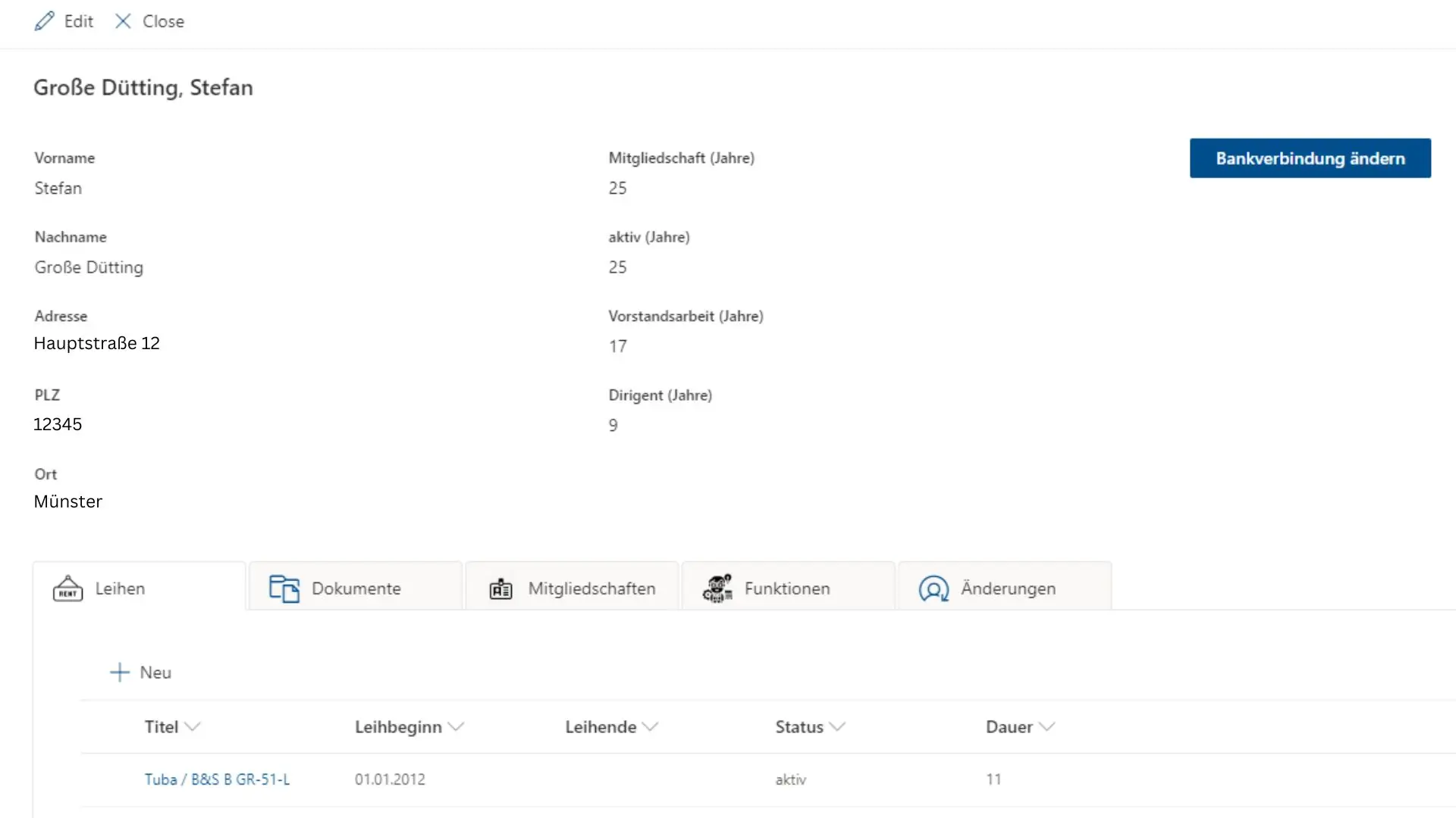 Case Study: Association Management Software for Musikverein Friedensklang Ostendorf