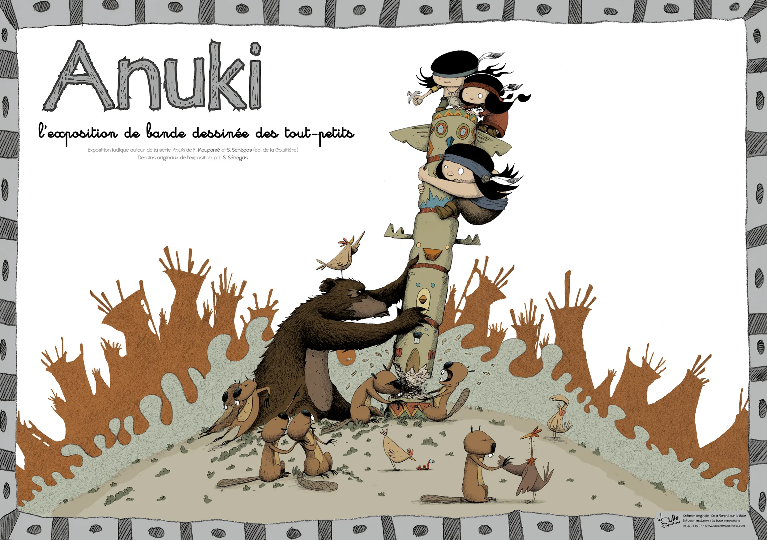Anuki, l'expo BD des tout-petits - Les éditions de la Gouttière