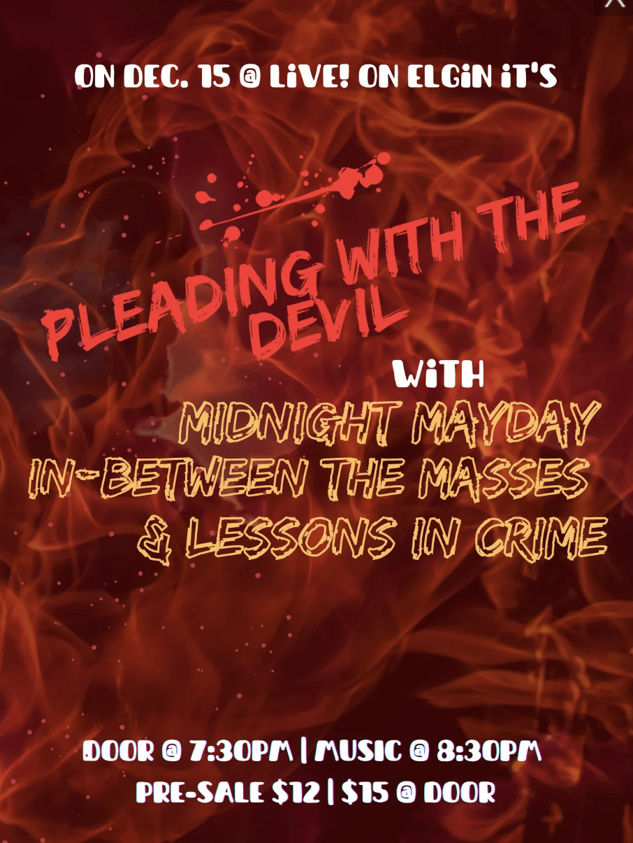 Pleading With The Devil at LIVE! on Elgin in Ottawa