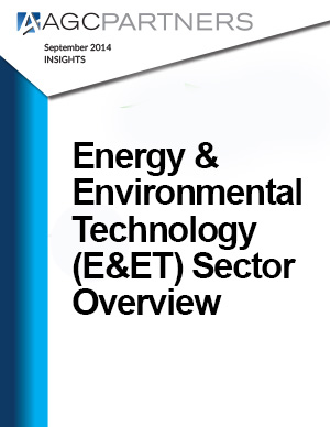 Energy & Environmental Technology (E&ET) Sector Overview | AGC Partners
