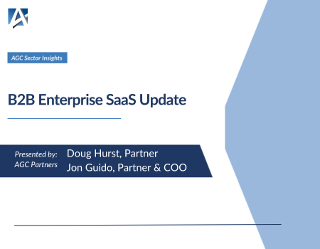 B2B Enterprise SaaS Update June 2020 | AGC Partners