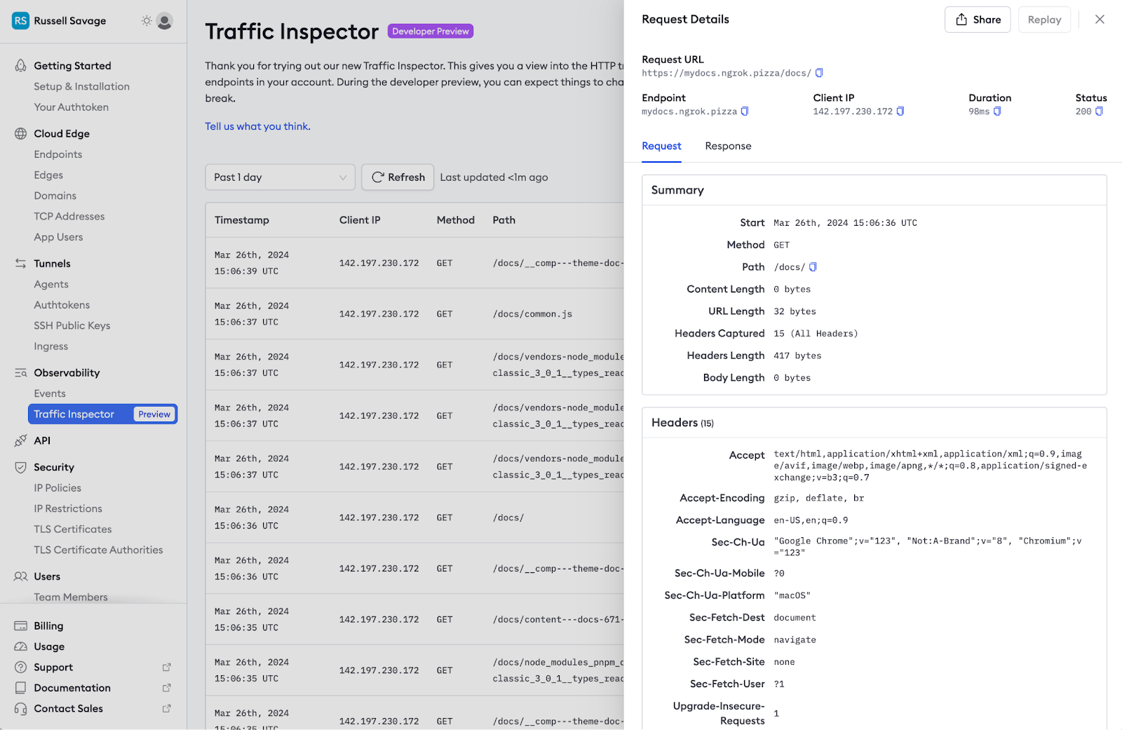 ngrok blog: ngrok Introduces Network Traffic Inspection - Available ...