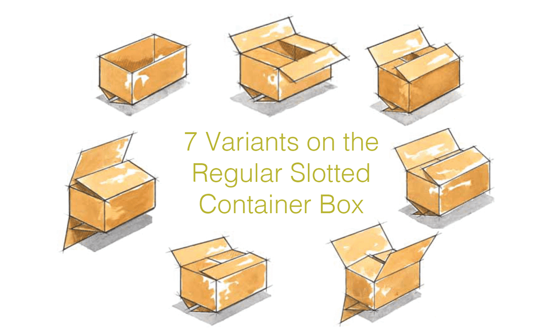 7 Regular Slotted Container Box Variants | Packsize