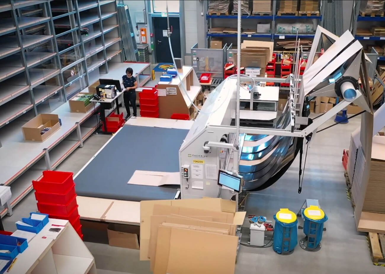 Amplifying Packaging Automation | Crutchfield | Packsize