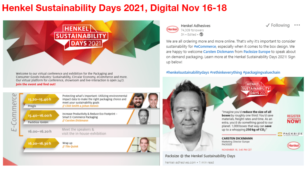 Henkel Sustainability Days - Packaging For Online Retail | Webinar ...