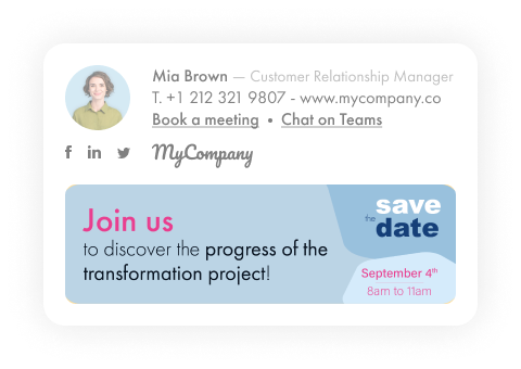 Email Signatures: Seven Cases for Change Management