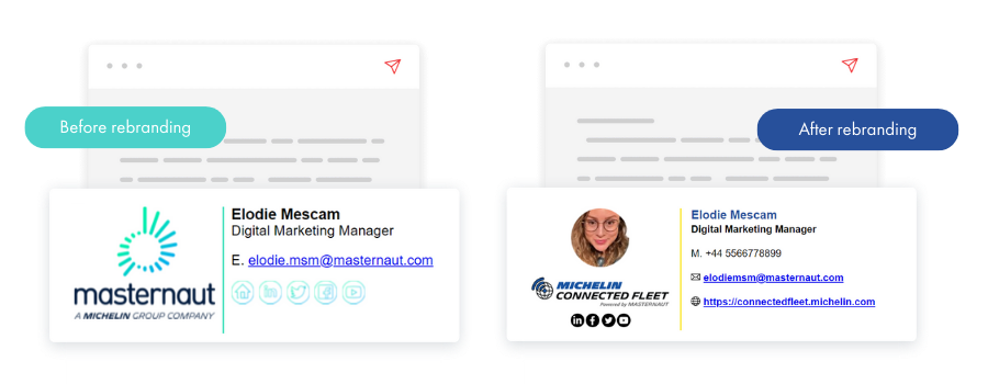 MICHELIN Connected Fleet harnesses the potential of its email signatures