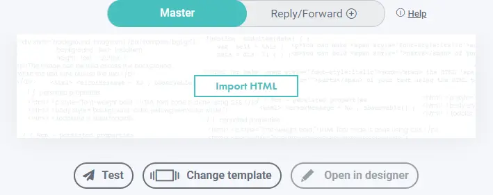 Tailored signature with Expert Mode