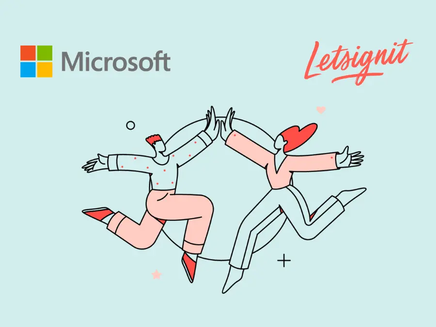 Letsignit revolutioniziong the email signature experience with Microsoft