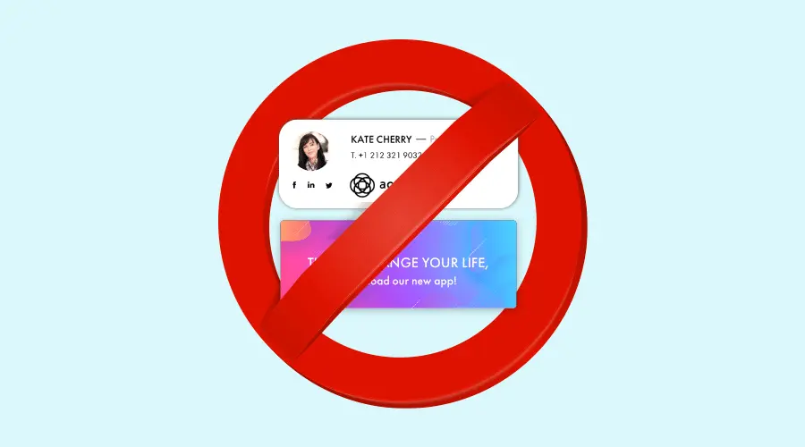 Email signatures: 5 mistakes to avoid