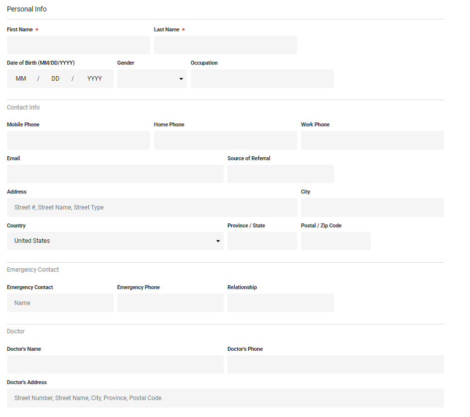 Patient Intake Form Management Software for Chiropractors