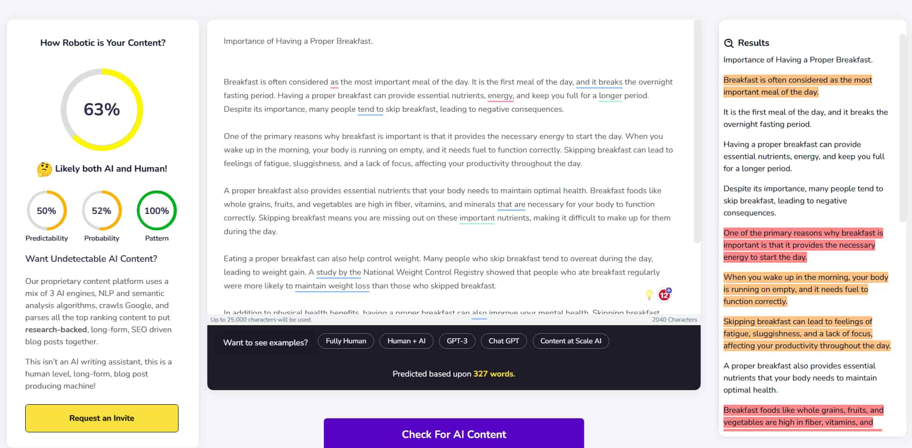 Best ChatGPT Detector – Originality.AI