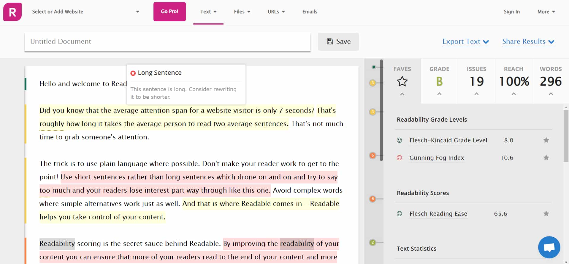 Readable.com Review – Originality.AI