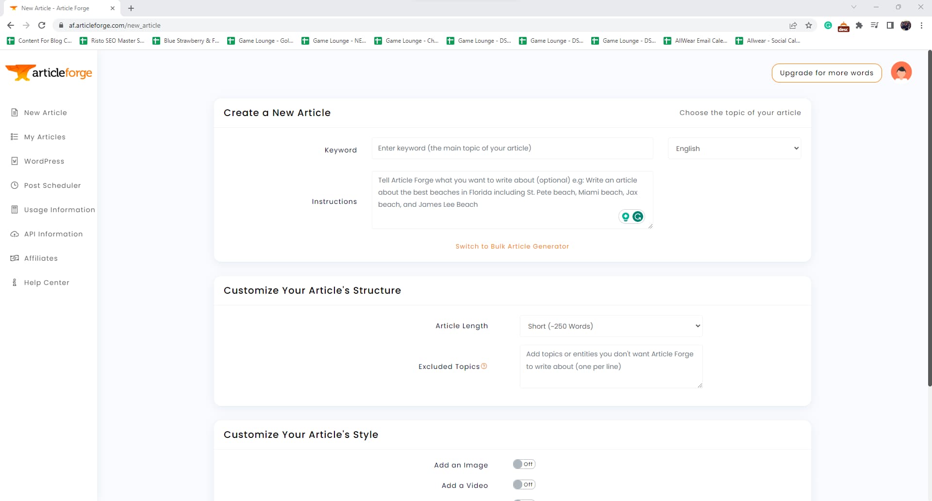 Article Forge Review - High-Quality Content in Just One Click? – Originality.AI