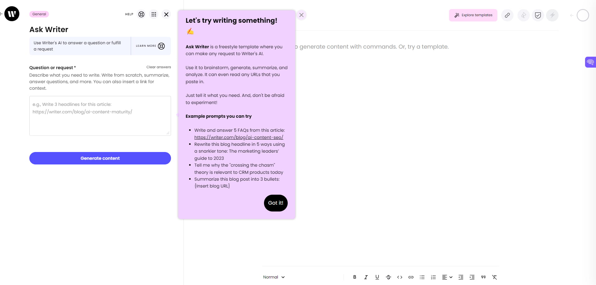 Writer AI Review - Generative AI Your People Will Love – Originality.AI