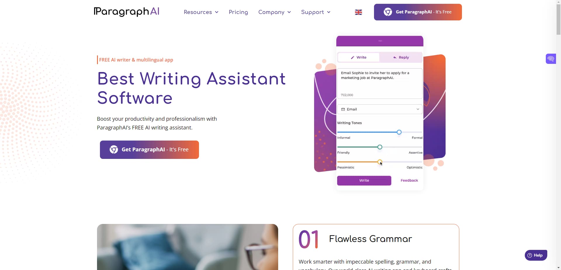 Paragraphai Review - Boost Your Productivity and Professionalism – Originality.AI