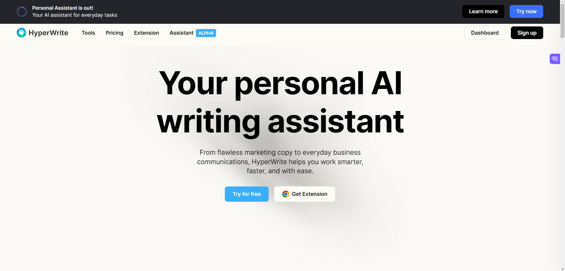 HyperWriteAI Review - Your Personal AI Writing Assistant – Originality.AI