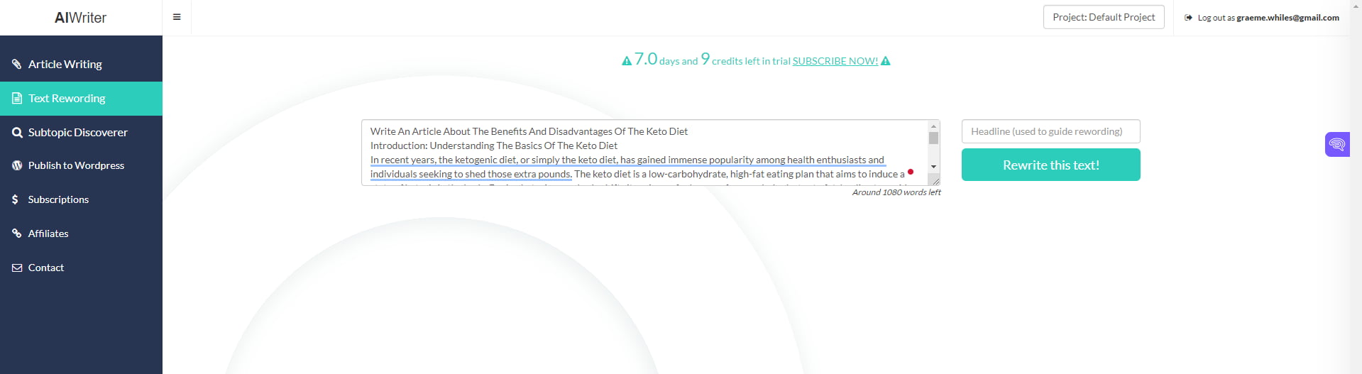 AI Writer Review - The Only AI Text Generator Built to be Trusted ...