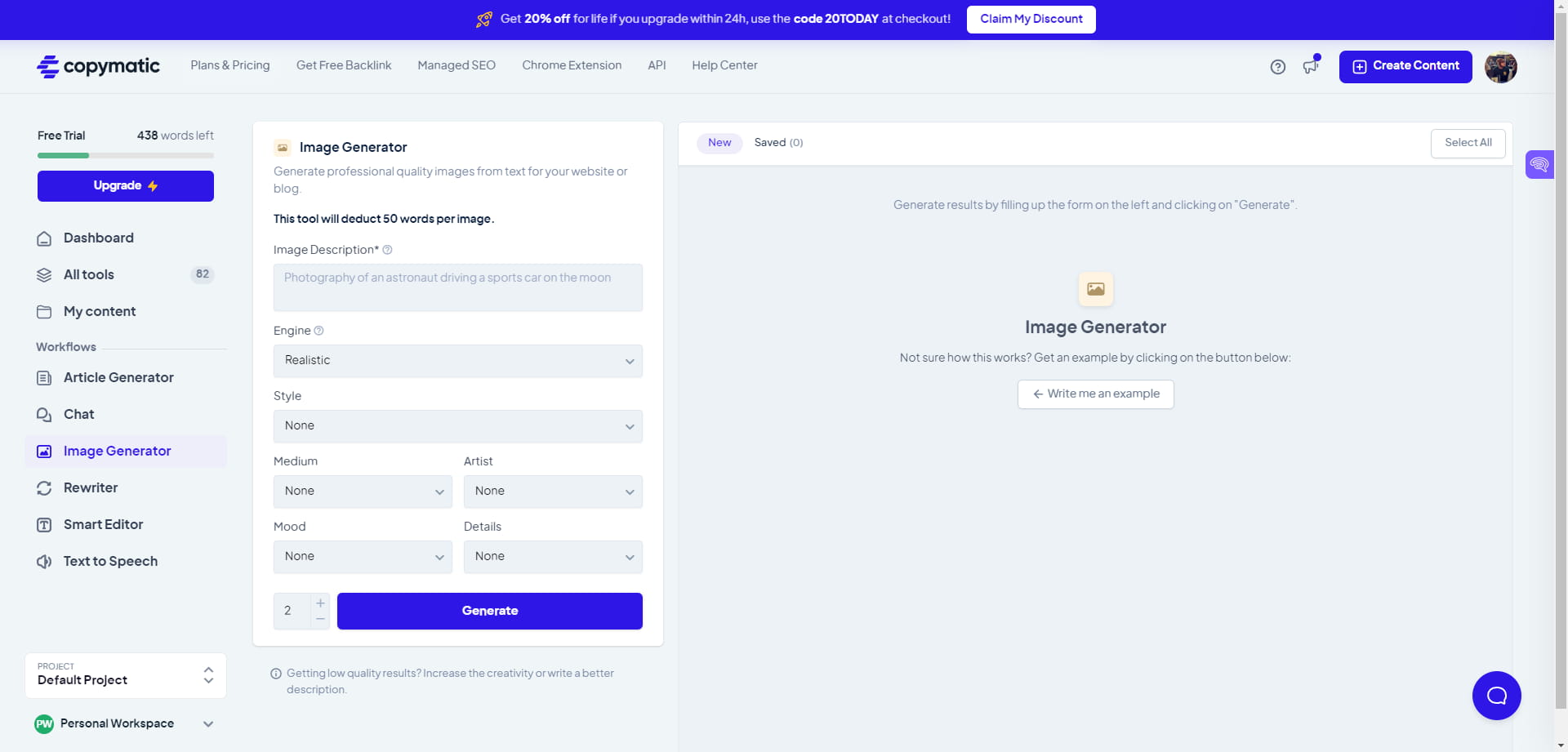 Copymatic AI Review - Generate Content, Copy & Images with AI ...