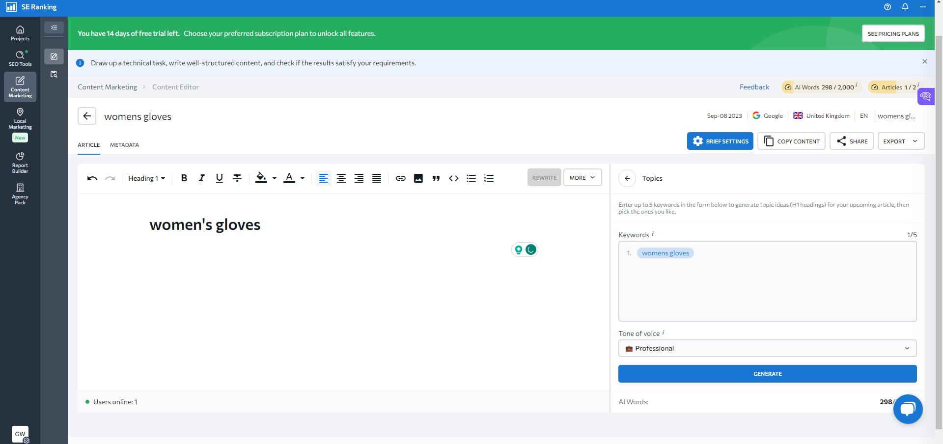 SE Ranking Review - Boost Your SEO Performance With an AI-powered ...