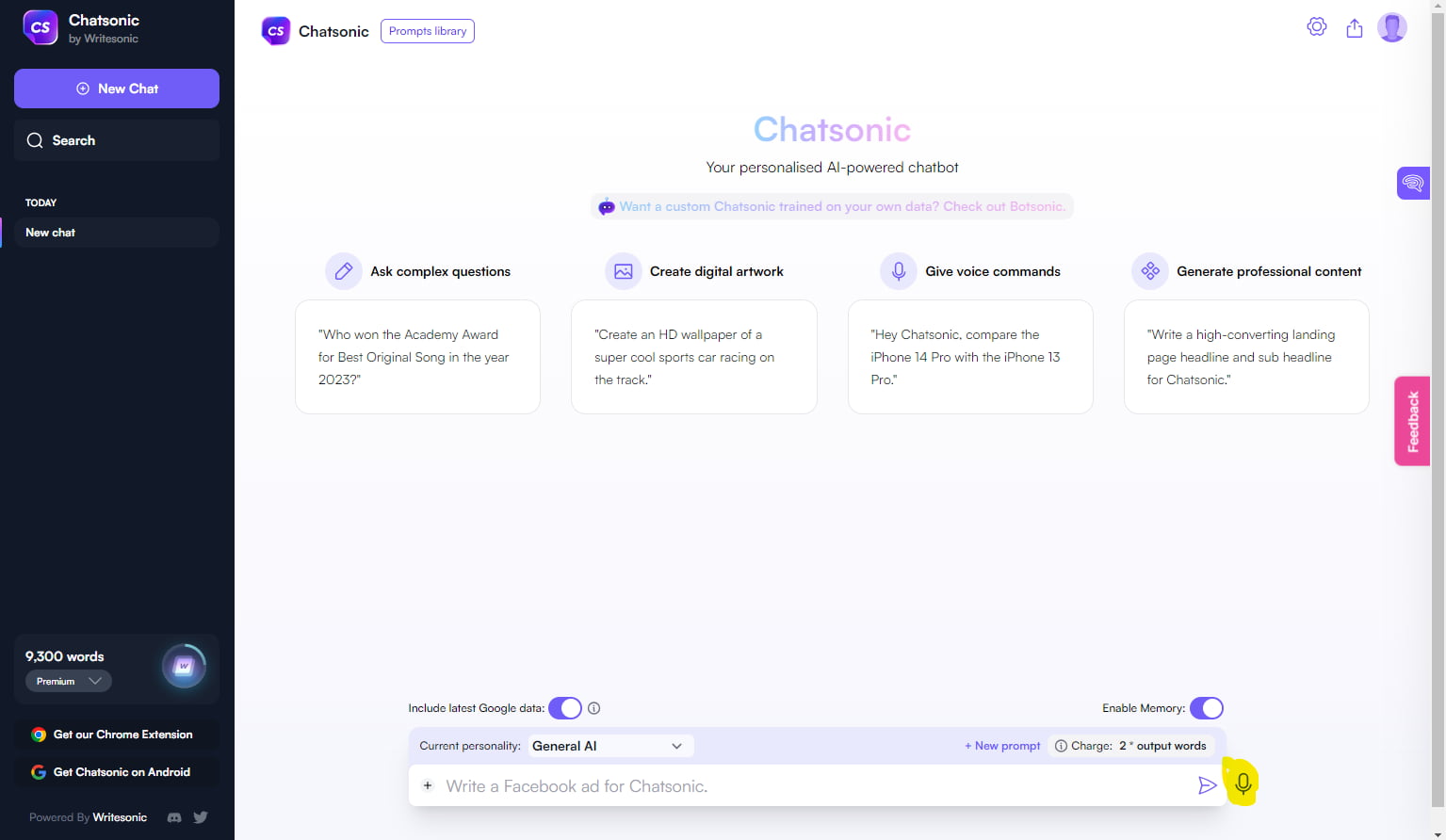 Chatsonic AI Review - Your Generative AI Conversation Partner ...