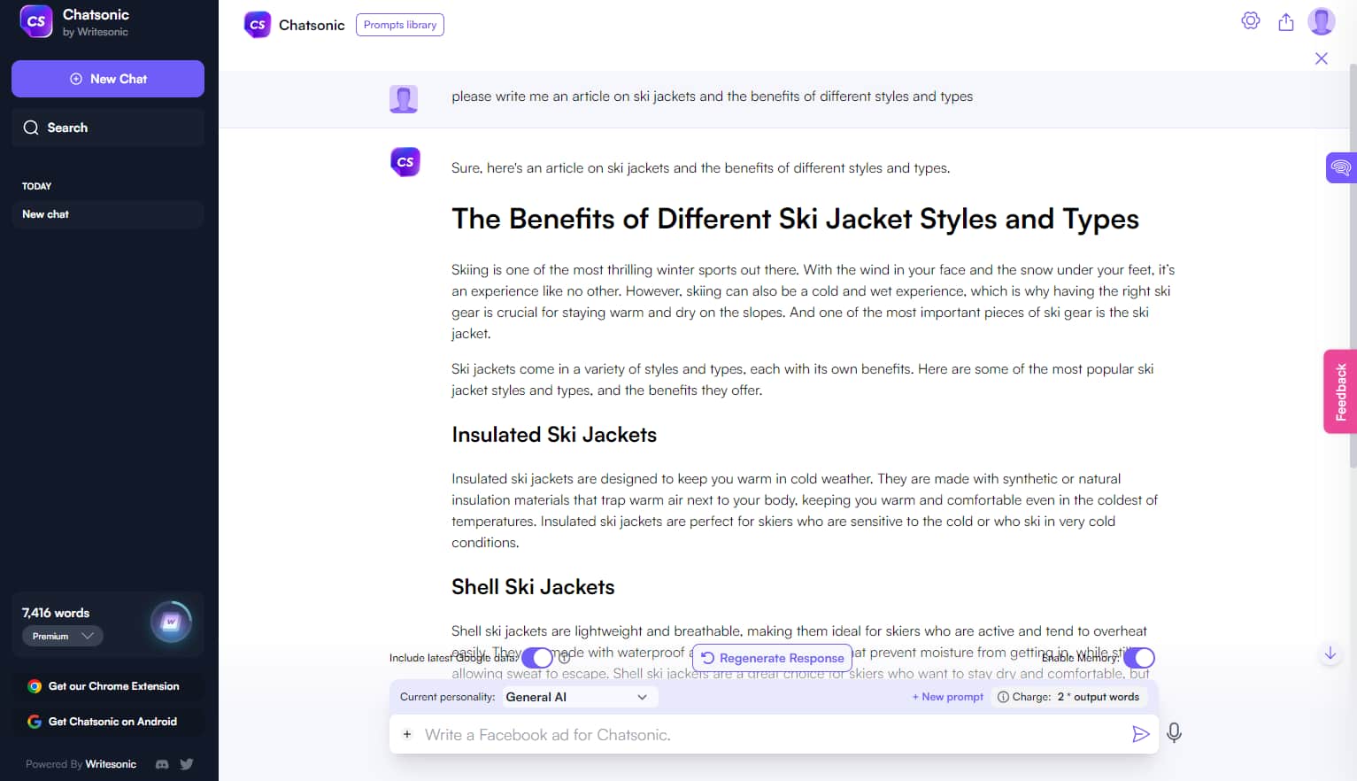 Chatsonic AI Review - Your Generative AI Conversation Partner ...
