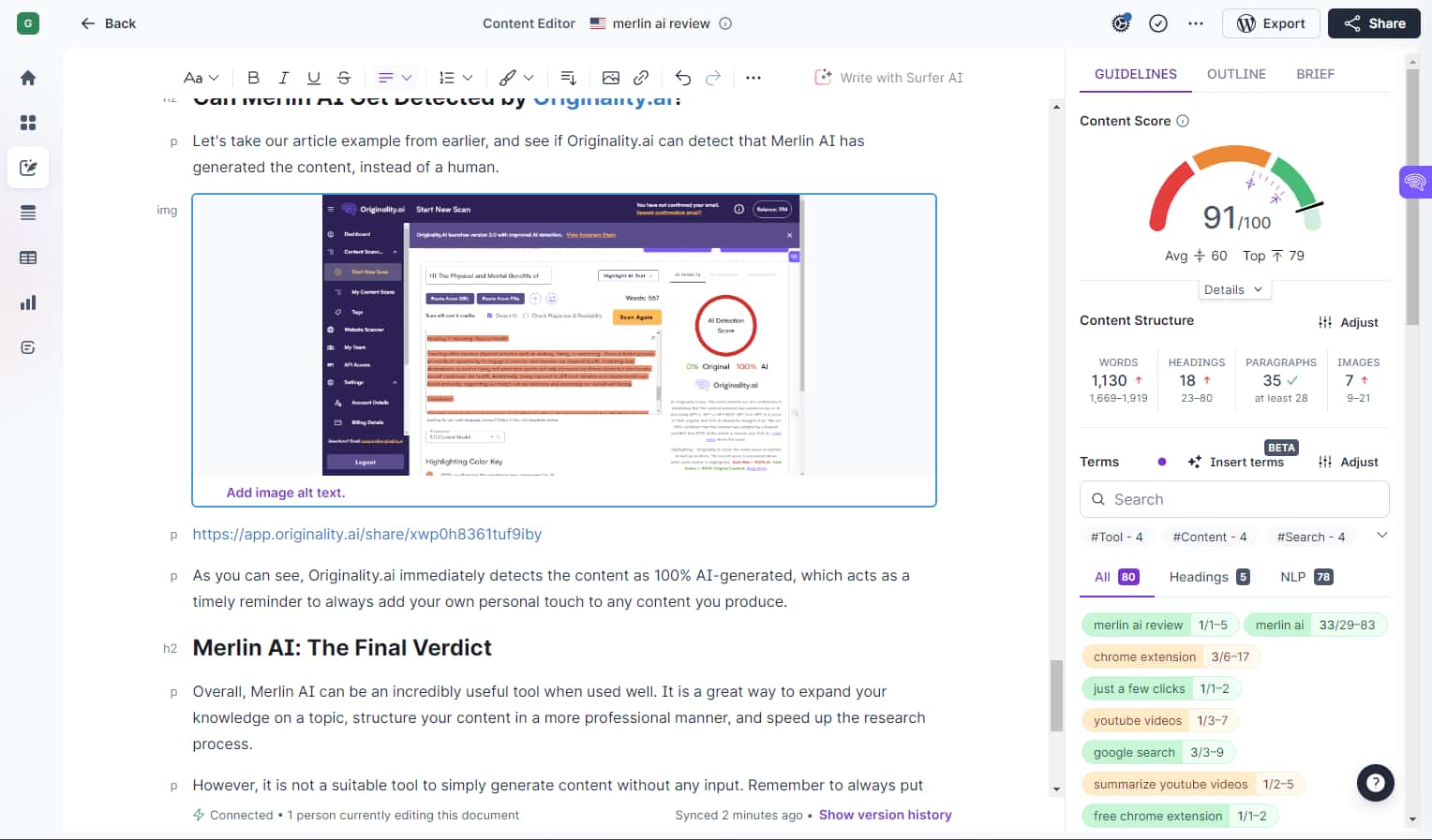 Merlin AI Review - Write, Summarize, Code, and Play – Originality.AI