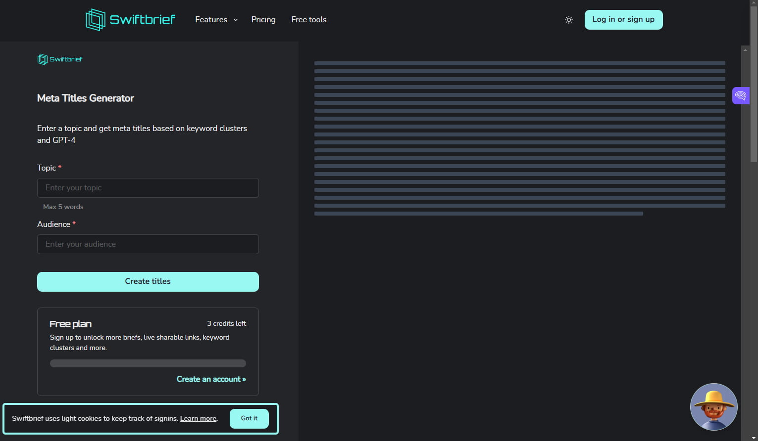 Swiftbrief Review - Find Your Brand Identity With SEO-Optimized Content – Originality.AI