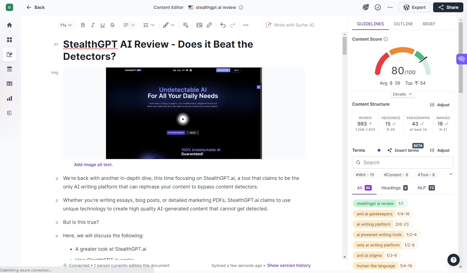 StealthGPT AI Review - Does it Beat the Detectors? – Originality.AI