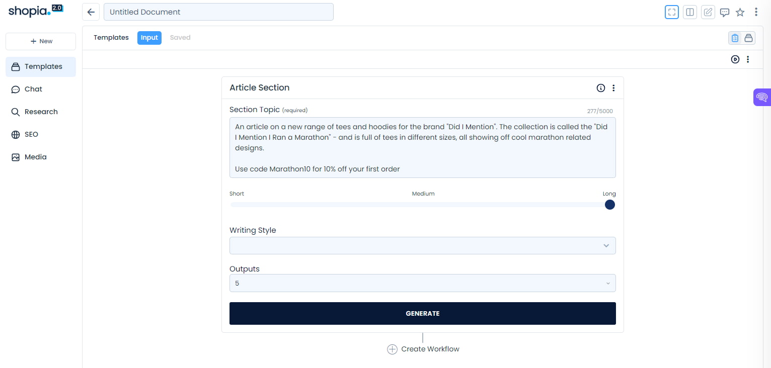 Shopia AI Review - Automate and Scale Your Content – Originality.AI