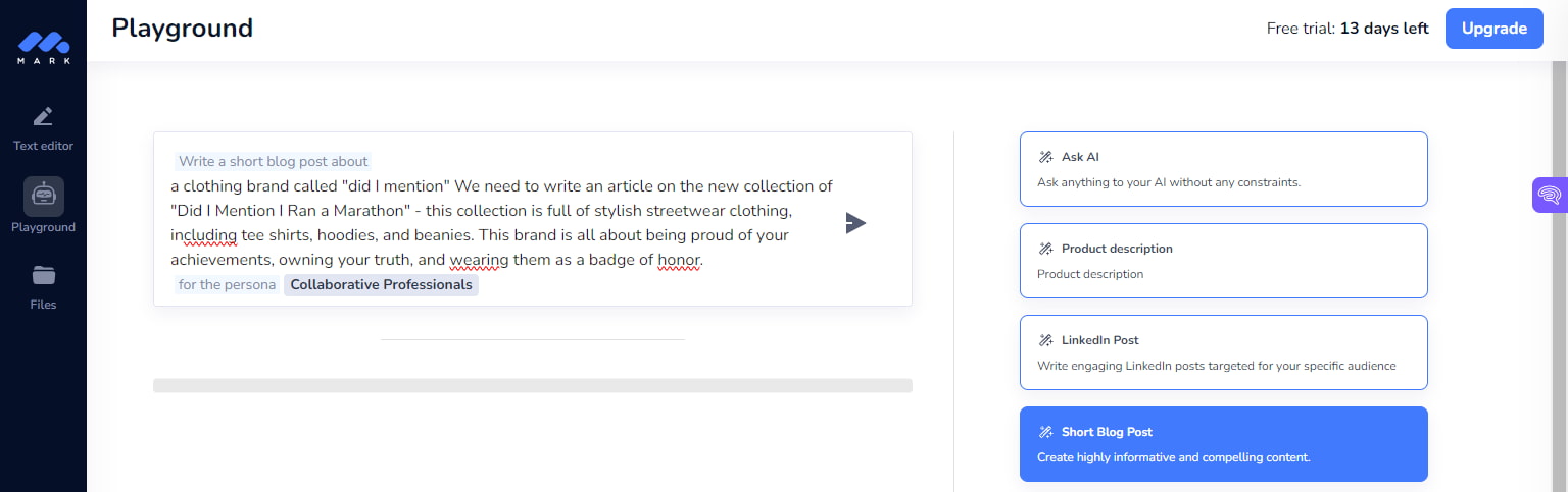Mark Copy AI Review - Create Premium Content That Reflects Your Brand's ...
