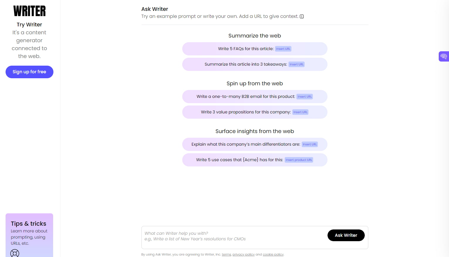 Ask Writer AI Review - A Content Generator That is Connected to the Web ...