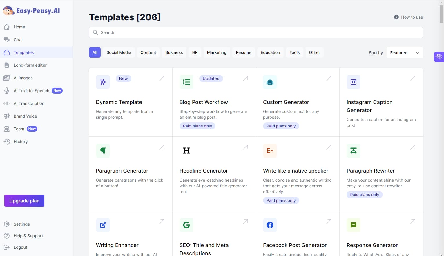 Easy-Peasy AI Review - The Fastest Way to Get Work Done – Originality.AI