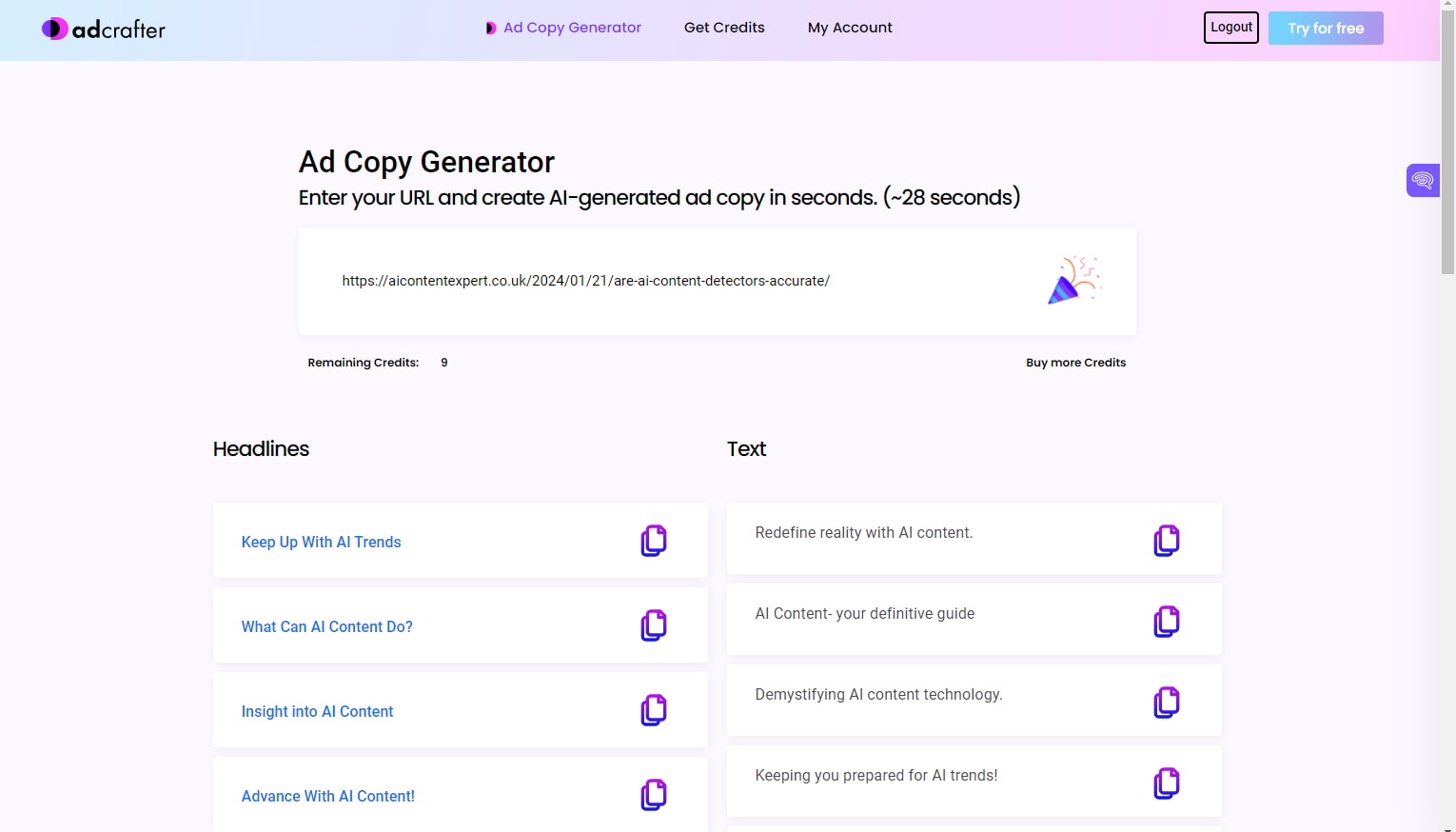 AdCrafter AI Review - Great Google Ads Copy. Without the Hassle ...