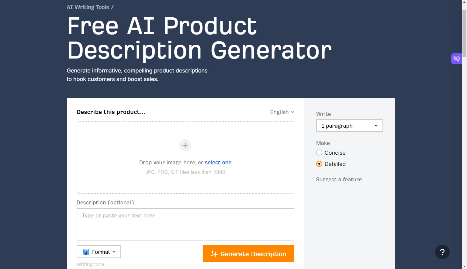 Ahrefs AI Review - Free AI Product Description Generator – Originality.AI