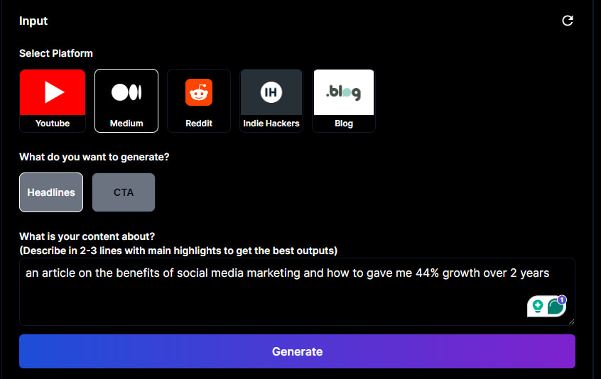 Headlines AI Review - Generate Headlines That Convert – Originality.AI