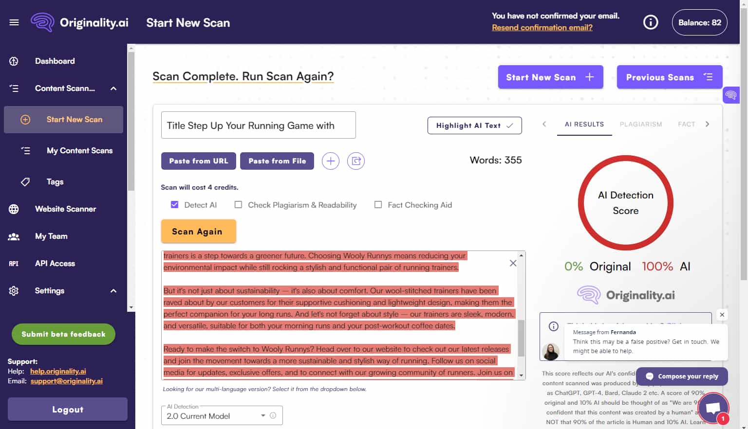 Deep AI Review - What Would You Like Help With – Originality.AI